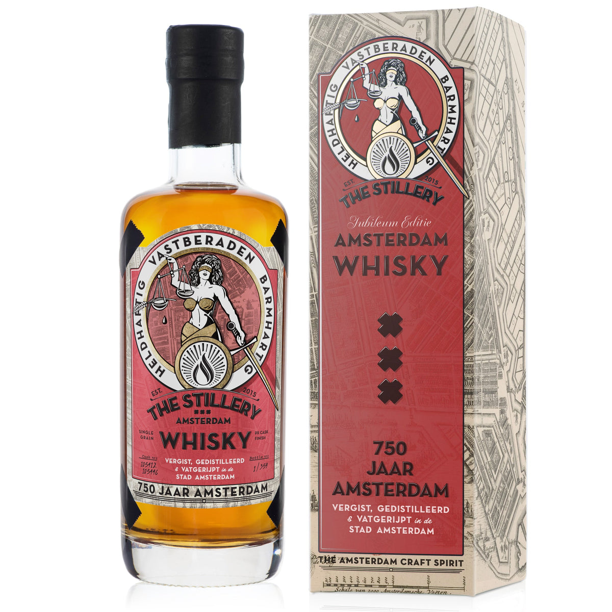 SOLD OUT - The Stillery Amsterdam Whisky - 750 Jaar Amsterdam Editie